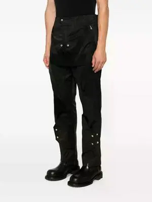 Rick Owens Mega Strapped Moto Pants With Zip Details