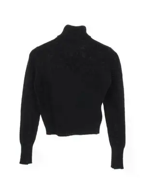Prada Wool Roll Neck Sweater With Triangle Patch