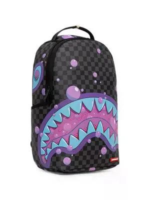 SPRAYGROUND Check-pattern Shark-mouth Backpack