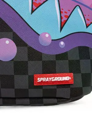 SPRAYGROUND Check-pattern Shark-mouth Backpack