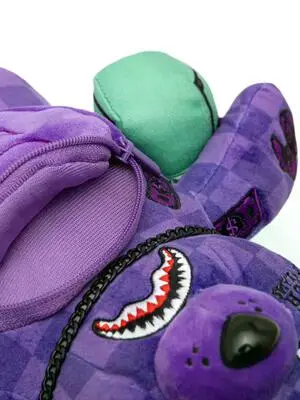 SPRAYGROUND Check-pattern Teddy-bear Backpack
