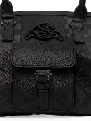 SPRAYGROUND Check-pattern Logo-patch Holdall