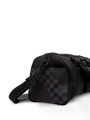 SPRAYGROUND Check Pattern Logo Patch Holdall