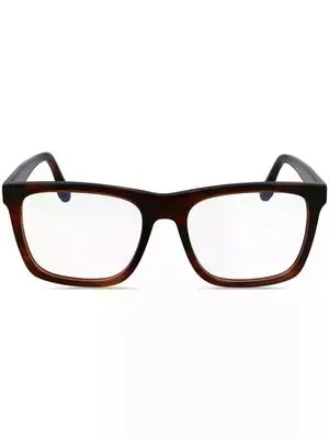 Victoria Beckham Rectangle-frame Glasses - Brown
