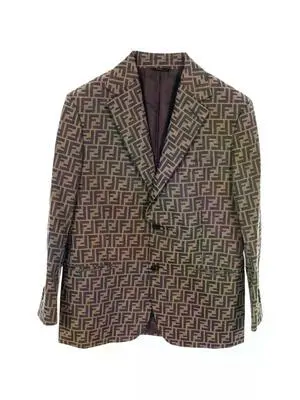 Fendi 2010s Zucca Tailored Jacket