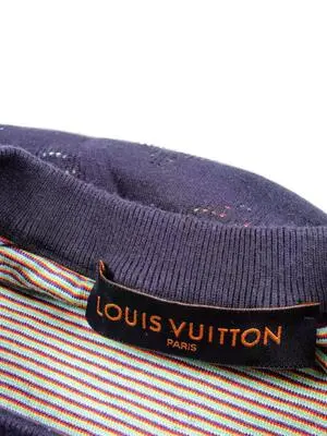 LOUIS VUITTON 2000s Monogram Knit Sweater