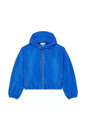 Givenchy Logo-print Hooded Jacket - Blue