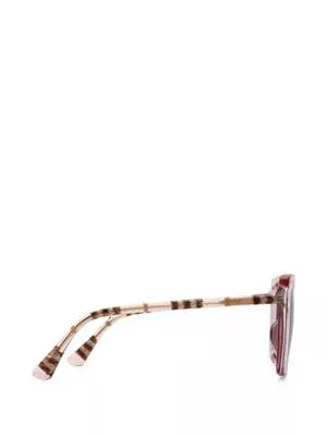 Burberry Tubular Check Square Sunglasses