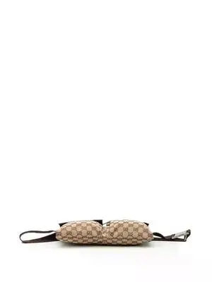 Gucci 2000-2015 Gg Canvas Double Pocket Belt Bag