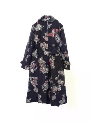 Dior Double-breasted Printed Coat