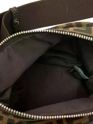 Fendi 2000-2010 Zucca Canvas Crossbody Bag