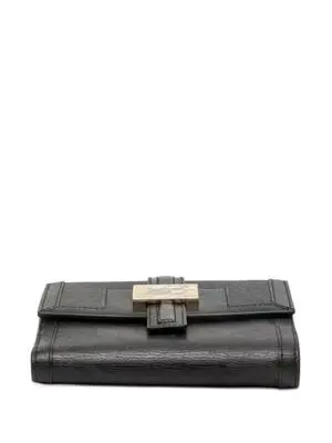 Gucci 2000-2015 Textured Calfskin G Square Logo Bifold Wallet Small Wallets