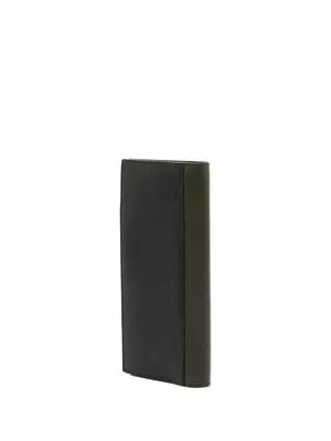 Prada 2010-2026 Bicolor Saffiano Bifold Wallet Long Wallets