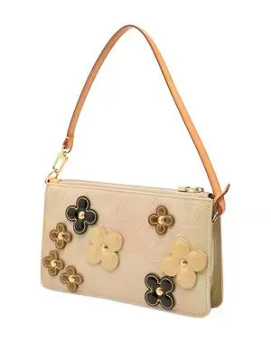 LOUIS VUITTON 2002 Monogram Vernis Fleurs Lexington Pochette Shoulder Bag