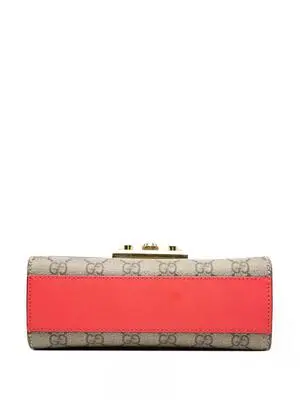 Gucci Small Gg Supreme Love Padlock Crossbody Shoulder Bag