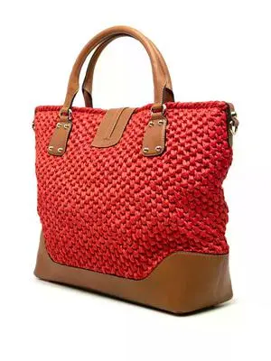Gucci 2000-2015 Wicker Santa Monica Tote Satchel