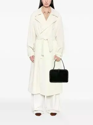 Valentino Garavani Pony Hair Rockstud Top Handle Bag