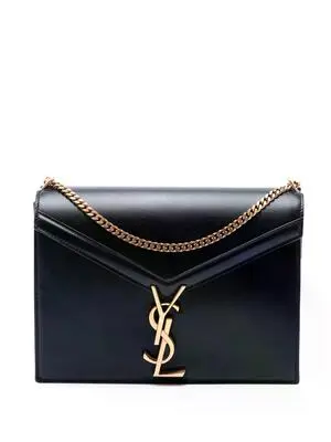 Saint Laurent 2020 Smooth Calfskin Monogram Cassandra Clasp Bag Shoulder Bag - Black
