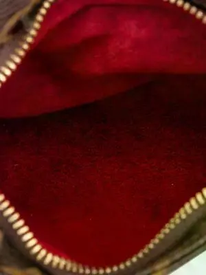 LOUIS VUITTON 2003 Monogram Partition Clutch Bag