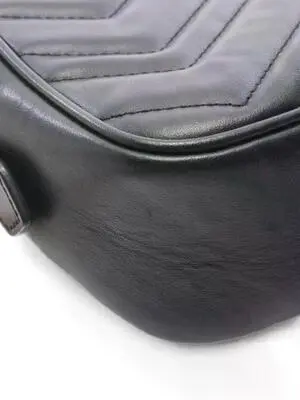 Gucci 2010s Mini Marmont Quilted Cross Body Bag