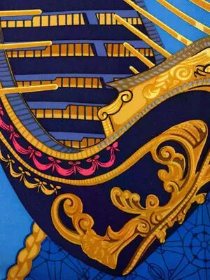Hermès 2000-2026 Les Bissone De Venise Silk Scarf 90 Scarves