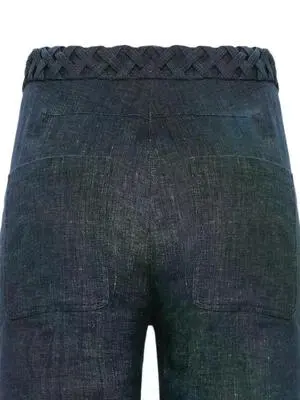 Dorothee Schumacher Braided Waistband Wide-leg Jeans