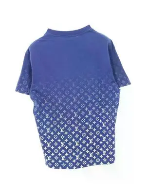 LOUIS VUITTON 2010s Monogram Gradient-print T-shirt - Blue