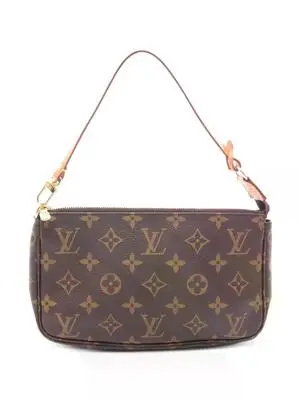 LOUIS VUITTON Monogram Pochette Accessoires Tote Bag - Brown