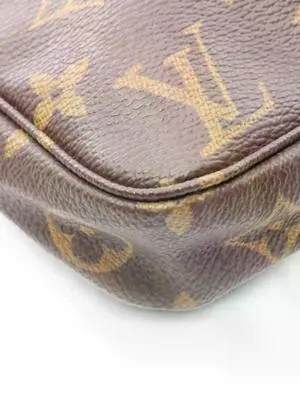 LOUIS VUITTON Monogram Pochette Accessoires Tote Bag - Brown