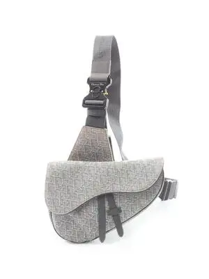 Dior 2000s Saddle Oblique Monogram Crossbody Bag