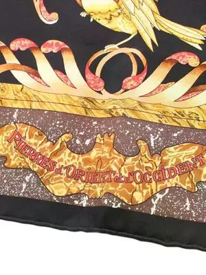 Hermès Silk Scarf "pierres D'orient Et D'occident