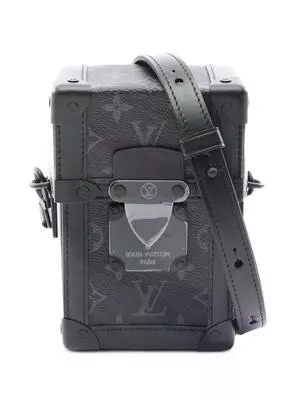 LOUIS VUITTON Vertical Trunk Shoulder Bag - Black