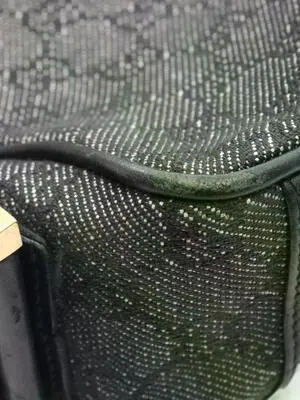 Gucci 2000s Gg-supreme Denim Shoulder Bag