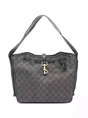 Gucci Gg Supreme Denim Shoulder Bag