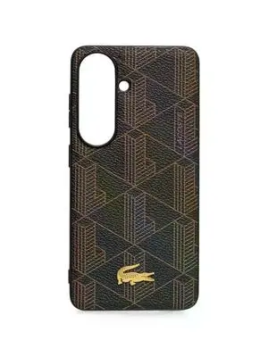 Lacoste Logo-plaque Samsung Galaxy S26 Case - Brown