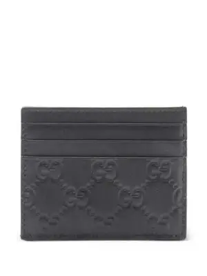Gucci 2020s Gg Emblem Card Case - Black