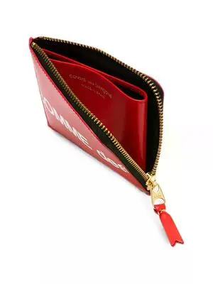 Comme Des Garçons Huge Logo Zip-around Wallet