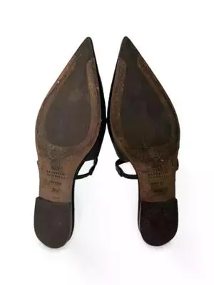 Brunello Cucinelli Pointed-toe Cutout-detail Pumps