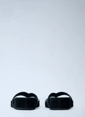 Phoebe Philo Round Flip Flop - Black