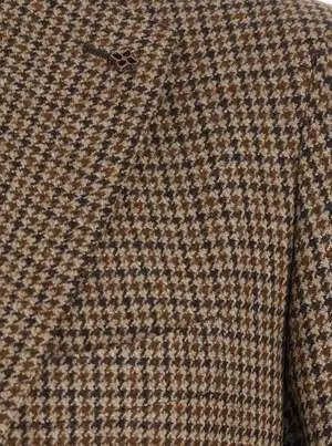 Tagliatore Montecarlo Single-breasted Jacket With Tech Fabric Details For