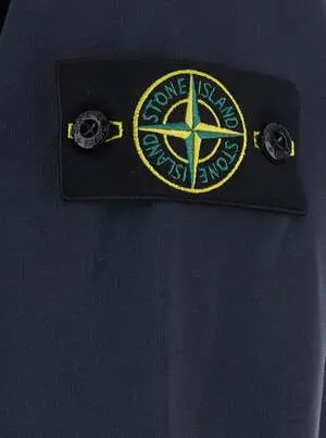 Stone Island Crewneck Sweatshirt With Logo Patch - Multicolor