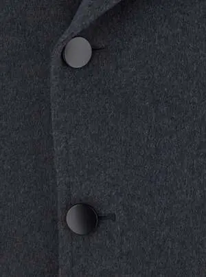 Tagliatore Wool Coat With Button Closure