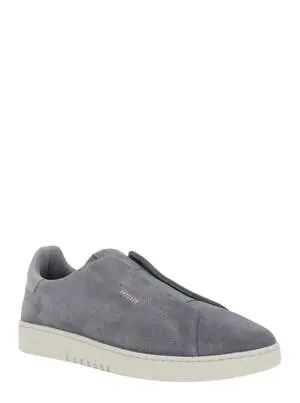 Axel Arigato Gray Suede Laceless Sneakers With Logo Detailing - Multicolor