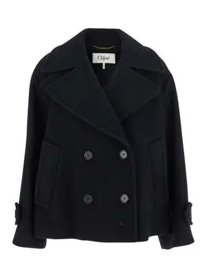 Chloé Ma96 Double-breasted Coat - Multicolor