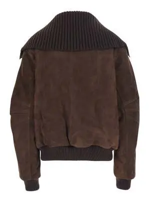 Attico Suede Bomber