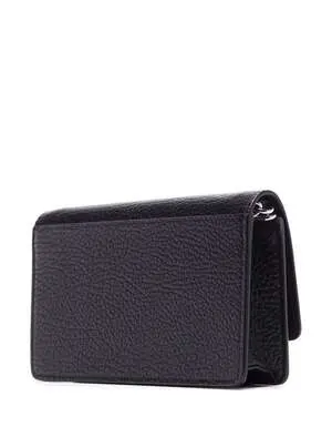 MAISON MARGIELA Grained Leather Wallet With Chain Strap - Multicolor