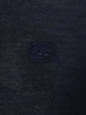 Etro Wool And Silk Sweater With Pegasus Embroidery