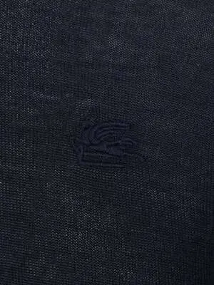 Etro Wool And Silk Polo Shirt