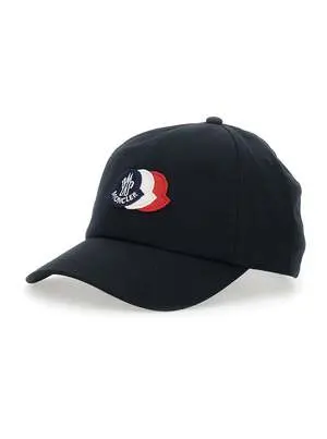Moncler Baseball Cap With Logo Patch - Multicolor