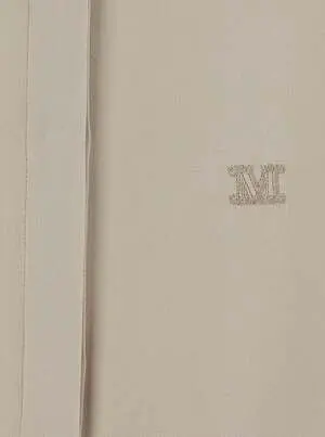 Max Mara Geranio Silk Shirt With Embroidered Logo